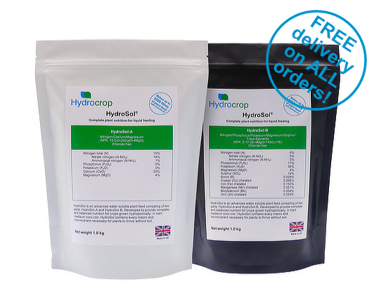 Hydrocrop - Soluble dry powder hydroponic nutrients